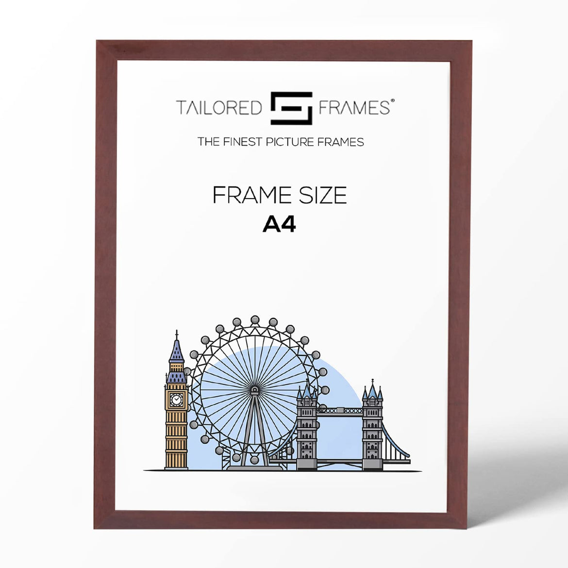 Walnut Without Mount Frames – Tailored Frames